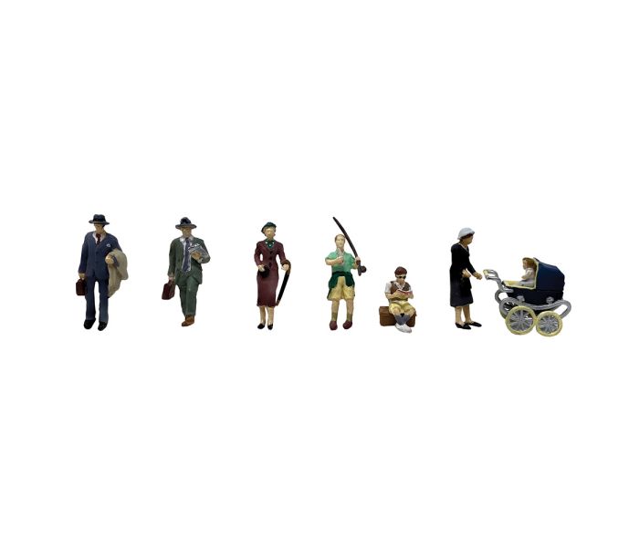 Post War People (7) Figure Set-Bachmann-36-442 | Gaugemaster