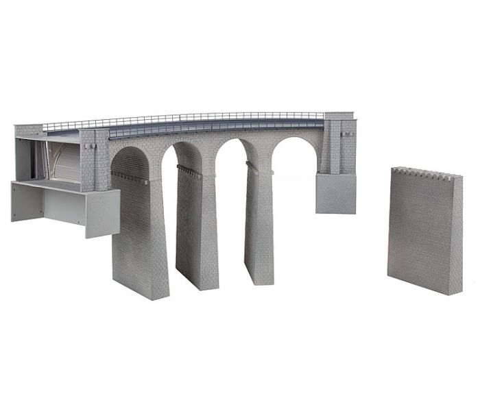 Two Track Curved Viaduct Kit-Faller-120466 | Gaugemaster