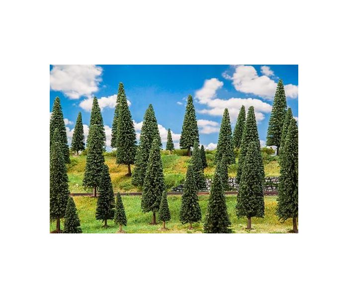 Assorted Fir Trees (25)-Faller-181538 | Gaugemaster