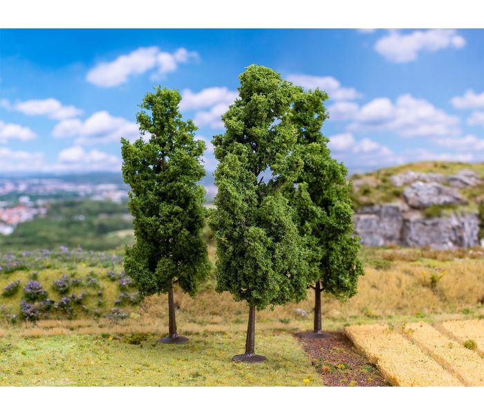 Poplar Trees 130mm (3)-Faller-181576 | Gaugemaster