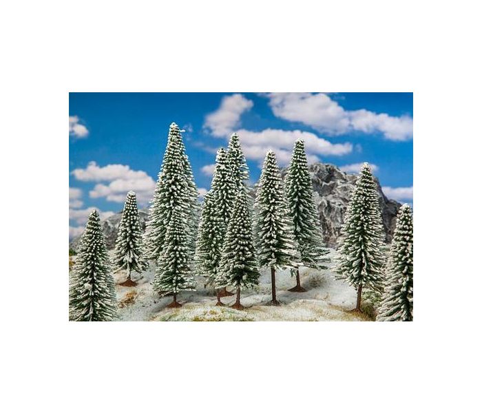 Snow Covered Fir Trees (18)-Faller-181580 | Gaugemaster