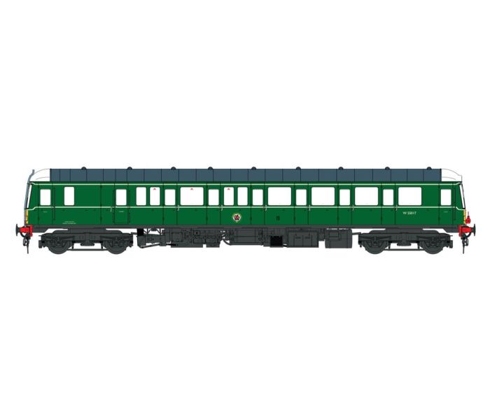 Class 122 W55003 BR Green w/Small Yellow Panels-Heljan-1262 | Gaugemaster
