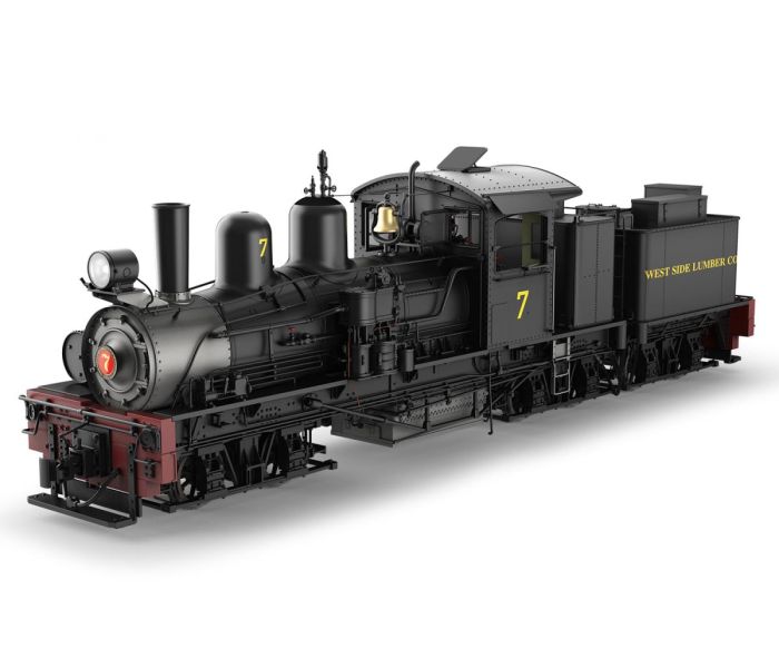 WSLC Shay Steam Locomotive No.7 III (DCC-Sound)-LGB-26702 | Gaugemaster