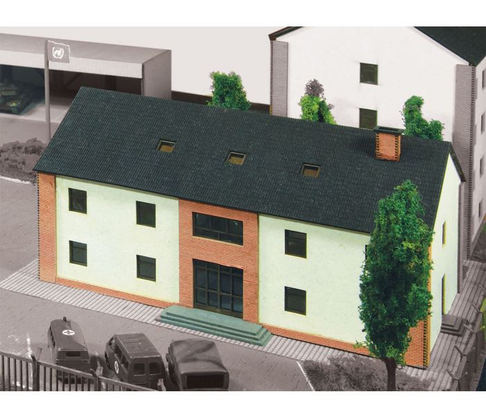Barracks Staff Quarters Laser Cut Kit-Modellbahn Union-MU_N-M00001 ...