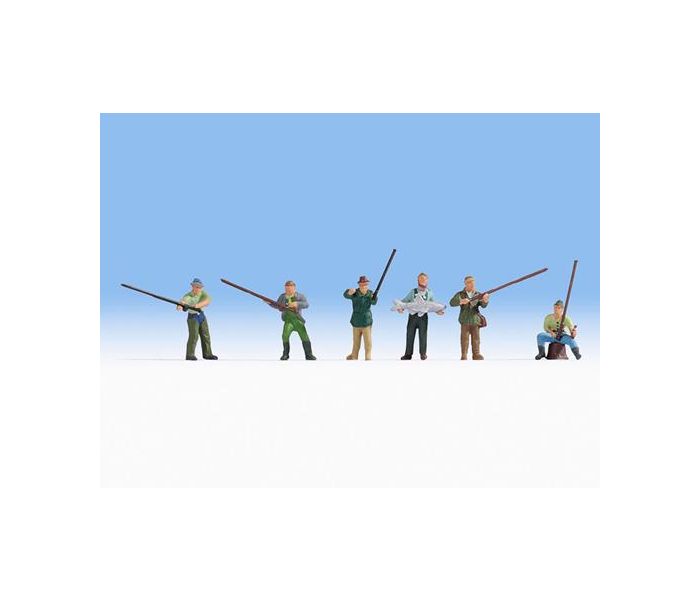 Fishermen (6) Figure Set-Noch-15892 | Gaugemaster