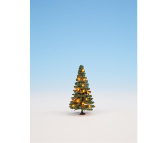 Christmas Illuminated Tree with 20 LEDs 8cm-Noch-22121 | Gaugemaster