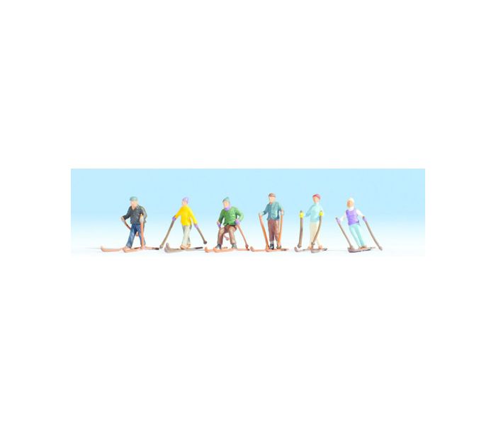 Skiers (6) Figure Set-Noch-36828 | Gaugemaster