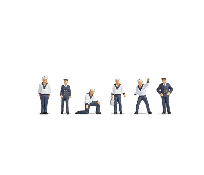 Sailors (6) Figure Set-Noch-45046 | Gaugemaster