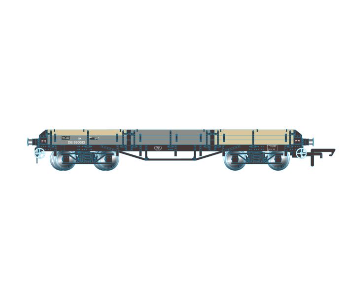 Pilchard Wagon BR Bauxite DB990083 (TOPS) Weathered-Oxford Rail ...