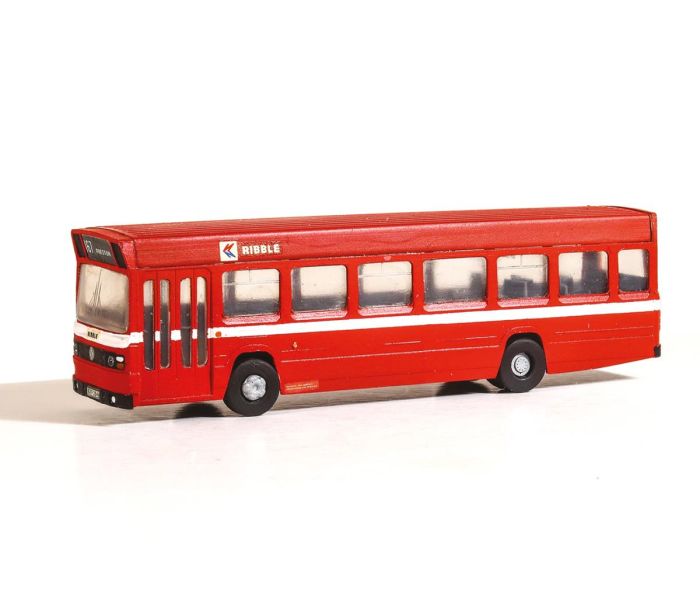 Leyland National Bus Vari-Kit Red-Model Scene-5142 | Gaugemaster