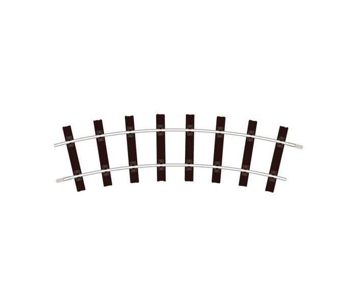 Setrack Standard Curve Track 600mm-Peco-ST905 | Gaugemaster