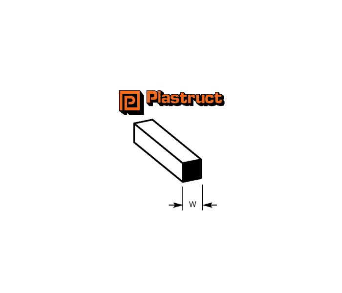 (MS-80P) Square Rod 2mm-Plastruct-MS-80P | Gaugemaster