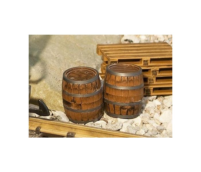 Wooden Barrels (2) Kit-Pola-333211 | Gaugemaster