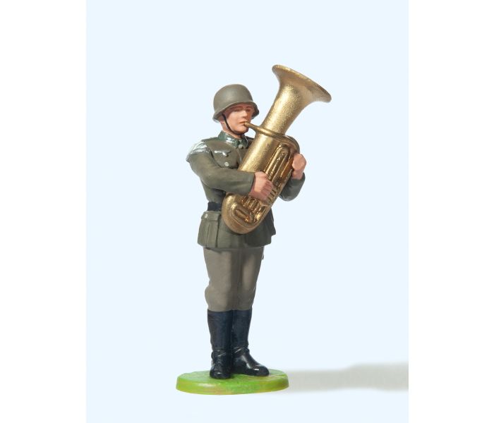 German Reich 1939-45 Euphonium Player Standing Figure-Preiser-56042 ...