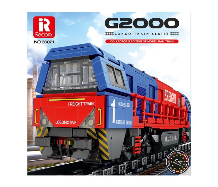 European Diesel Locomotive 1980pc Construction Set-Reobrix-66021A ...