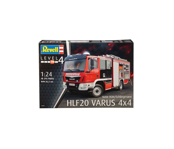 MAN TGM Schlingmann HLF 20 Varus 4x4 Fire Engine (1:24)-Revell-07452 ...