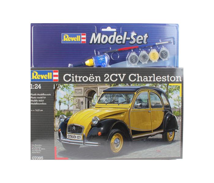 Citroen 2CV Charleston Model Set (1:24 Scale)-Revell-67095 | Gaugemaster