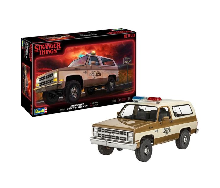Stranger Things 1985 Chevrolet K5 Blazer Model Set (1:25)-Revell-67724 ...
