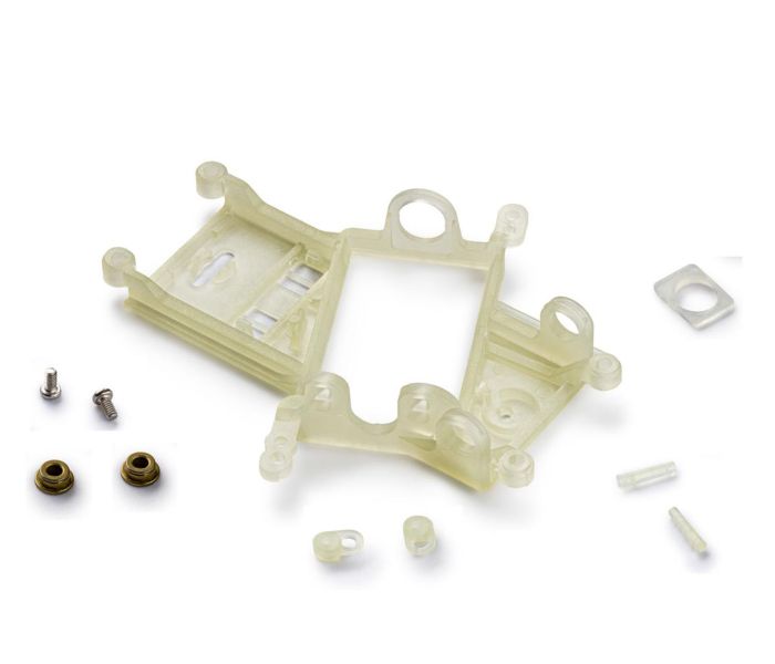 AW Motor Mount 1mm Offset EVO6 Hard Bearing-Slot It-CH119b2 | Gaugemaster