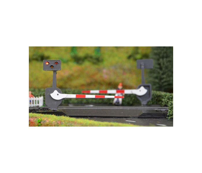 Level Crossing Barrier Set with Light & Sound (OO) Single-Train Tech ...