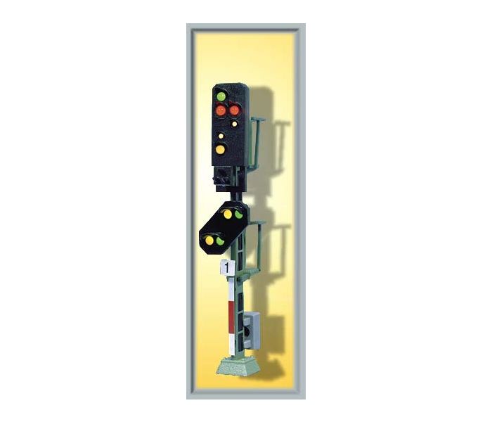 Colour Light Departure Signal with Distant Signal 61mm-Viessmann-4916 ...