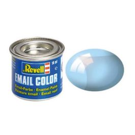 Enamel Paint 'Email' (14ml) Clear Blue-Revell-32752 | Gaugemaster