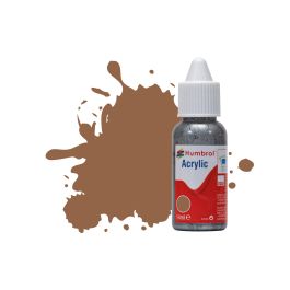 No 110 Natural Wood Matt Acrylic Paint (14ml)-Humbrol-DB0110 | Gaugemaster