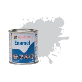 No 11 Silver Metallic Enamel Paint (125ml)-Humbrol-AW0011 | Gaugemaster