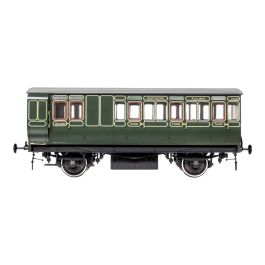 Stroudley 4whl Brake 3rd Southern Green 3674 Lit-Dapol-7P-020-552L ...