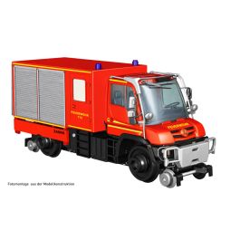 MB Unimog U423 Road/Rail Vehicle Fire VI (DCC-Sound)-Hobbytrain (by ...