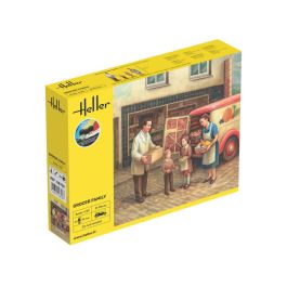 Grocer Family Set Starter Kit (1:24 Scale)-Heller-58758 | Gaugemaster