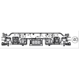 Bogie frame no sand boxes or details-Heljan Spares-O-CL33-040 | Gaugemaster