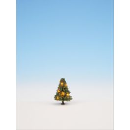 Christmas Illuminated Tree with 10 LEDs 5cm-Noch-22111 | Gaugemaster