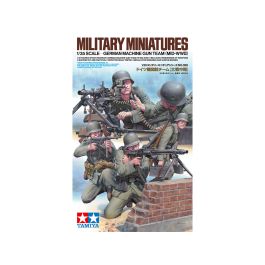 German Machine Gun Team Mid WWII (1:35 Scale)-Tamiya-35386 | Gaugemaster