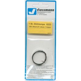 Spare Bulb Clear T1/2 1.8mm Diameter 16v 30mA-Viessmann-6222 | Gaugemaster