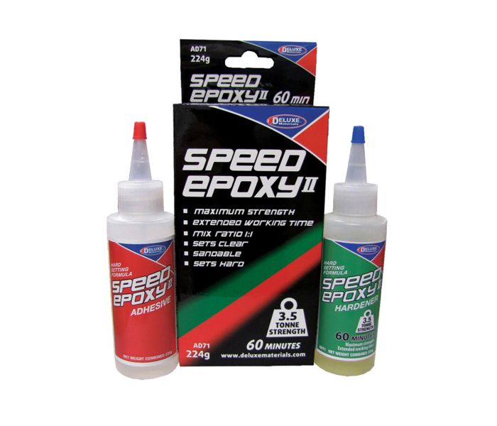 Speed Epoxy II 3.5t 60min Set-Deluxe Materials-AD-71 | Gaugemaster