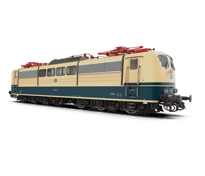 DB BR151 111-2 Electric Loco Blue/Ivory IV (~AC-Sound)-Marklin-55252 ...