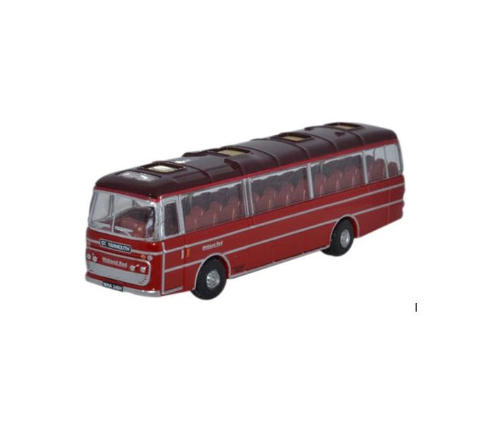 Plaxton Panorama I Midland Red-Oxford Diecast-NPP004 | Gaugemaster