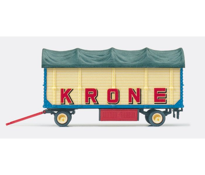 Circus Krone Covered Equipment Trailer-Preiser-21023 | Gaugemaster
