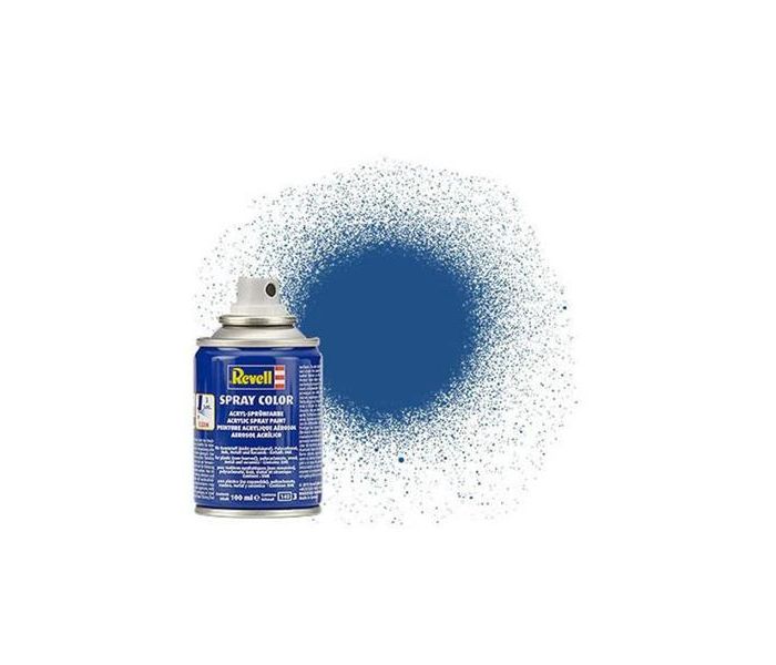Spray Colour (100ml) Solid Matt Blue RAL5000-Revell-34156 | Gaugemaster