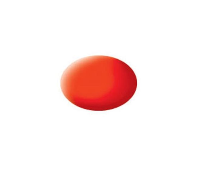 Acrylic Paint 'Aqua' (18ml) Solid Matt Luminous Orange-Revell-36125 ...