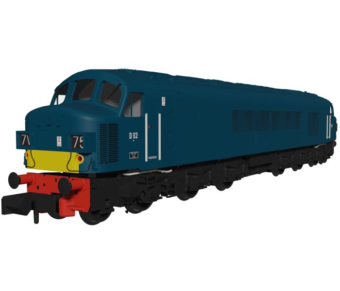 Class 45 D92 BR Early Blue SYP (DCC-Sound)-Rapido Trains-948604 ...
