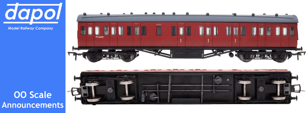Coaches Return to the Dapol OO Scale Range | Gaugemaster